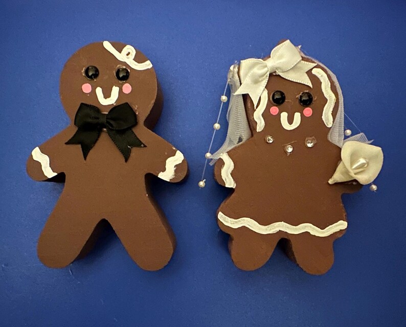 Gingerbread Wedding Cake Topper - Etsy