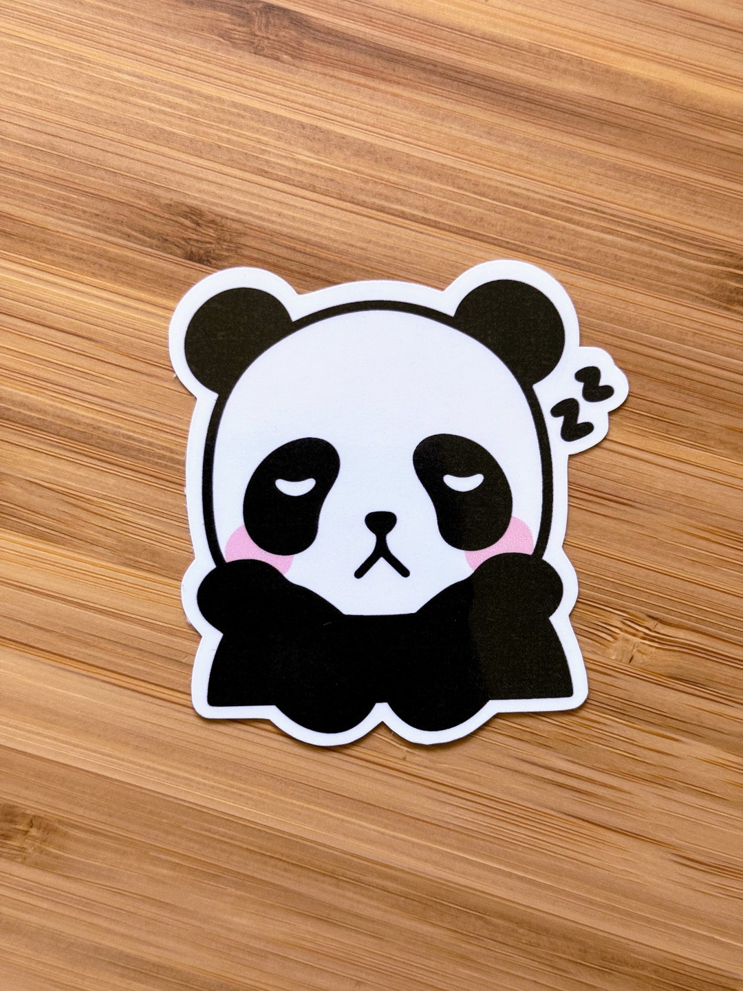 Sleepy Panda Sticker | Cute Animal | Funny Sticker | Gifts Under 10 ...