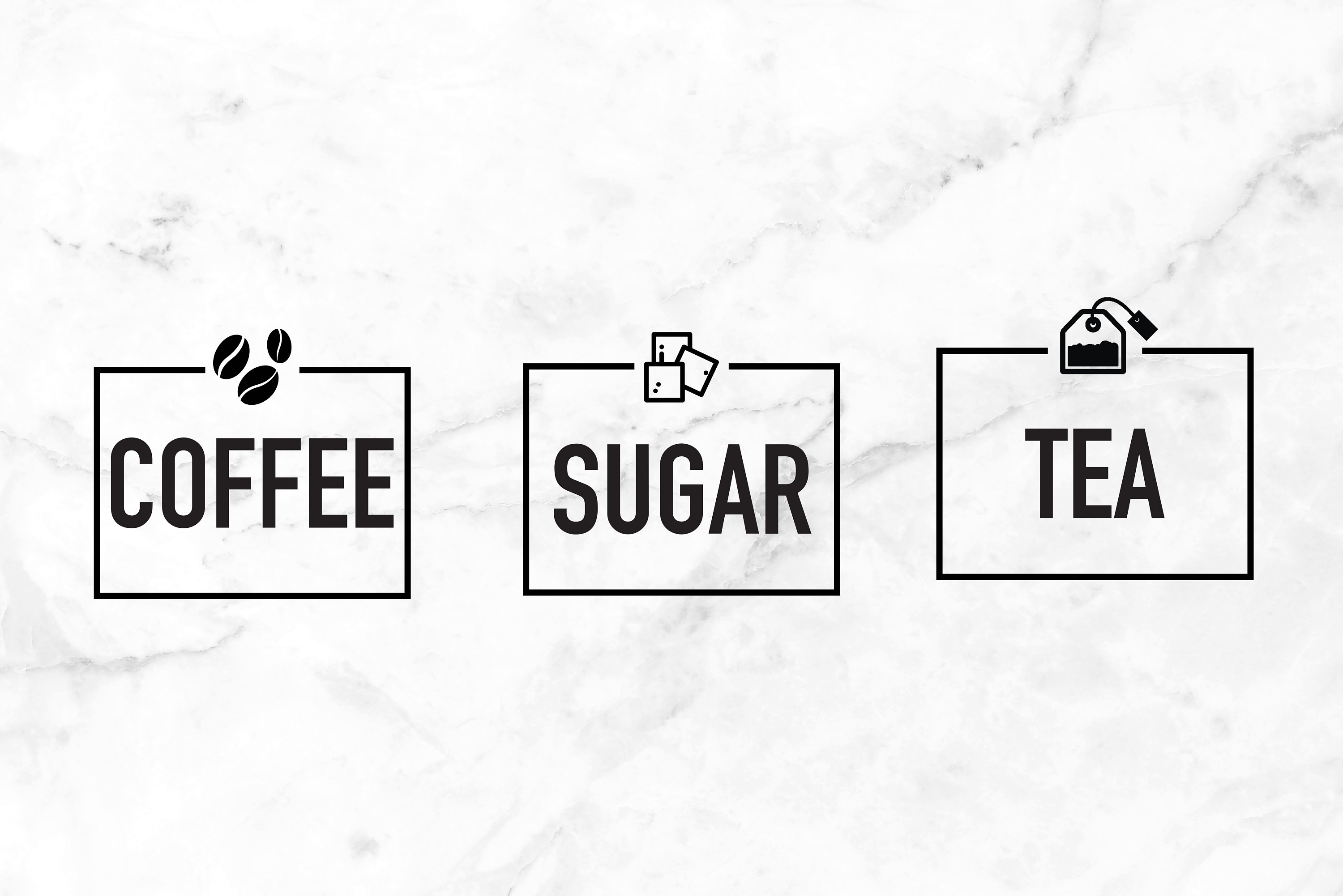 Coffee Tea Sugar SVG Digital Download for Cricut/silhouette - Etsy