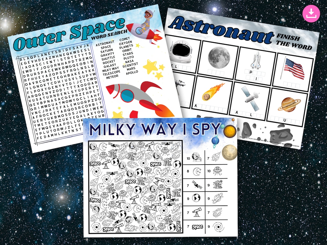 Outer Space Activity Printable for Kids | Astronaut Printables ...