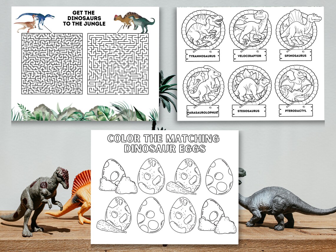 Dinosaur Printable for Kids | Printable Activity Sheets | Dinosaur Word ...