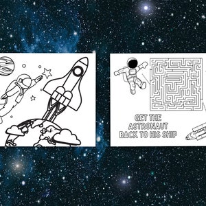 Outer Space Activity Printable for Kids | Astronaut Printables ...