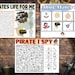 Pirate Activity Printables for Kids | Printable Activity Sheets ...