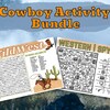 Cowboy Activity Printable for Kids | Cowboy Printables | Western Word ...