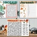 Dinosaur Printable for Kids | Printable Activity Sheets | Dinosaur Word ...
