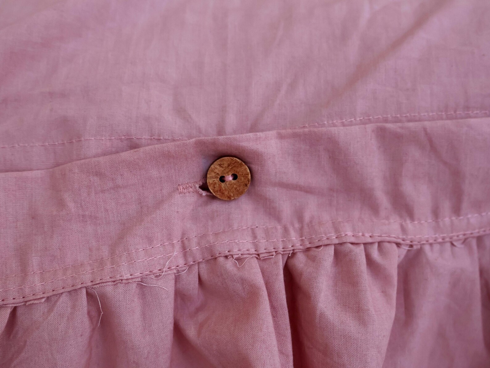 Blush Pink Cotton Duvet Cover Ruffled Cotton Duvet Cover With 2 ...