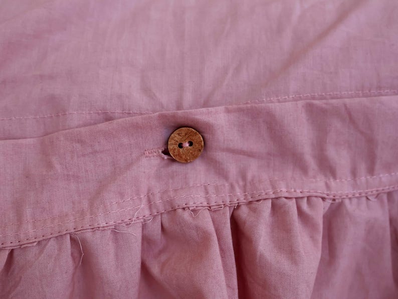 Blush Pink Cotton Duvet Cover Ruffled Cotton Duvet Cover With 2 ...