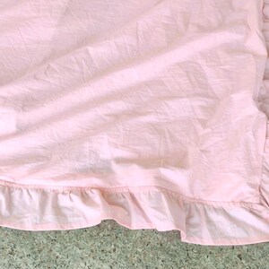 Pink Linen Bedding Duvet Cover Set Ruffled Linen Duvet Cover With 2 ...