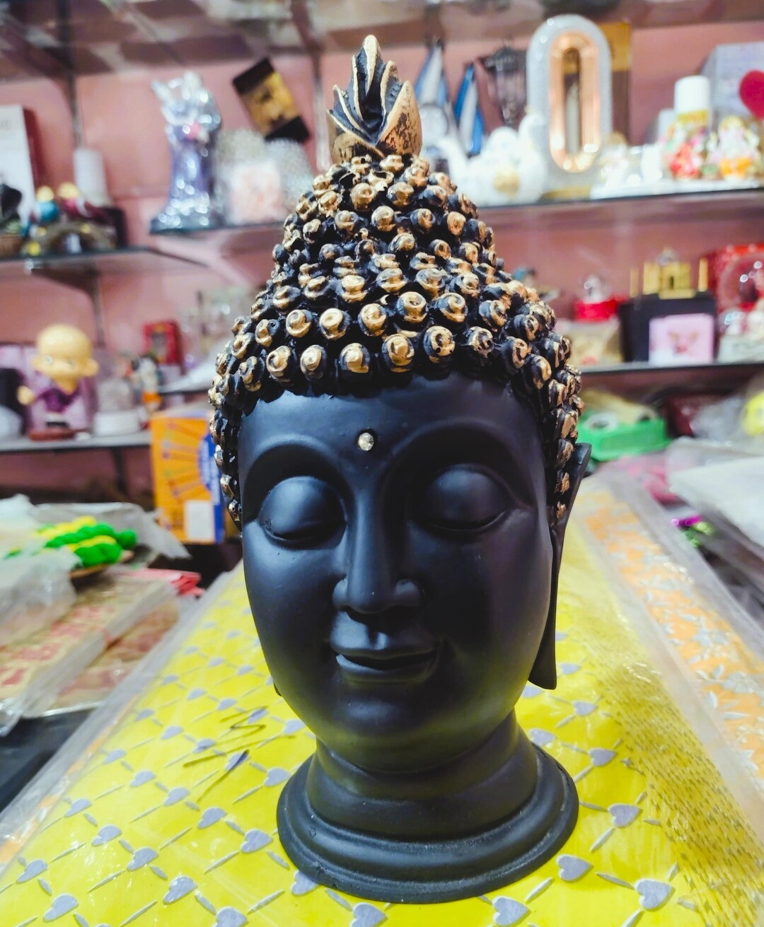 Buddha Head Statue 5.5 Buddha Sculpture, Meditation Buddha Statue ...