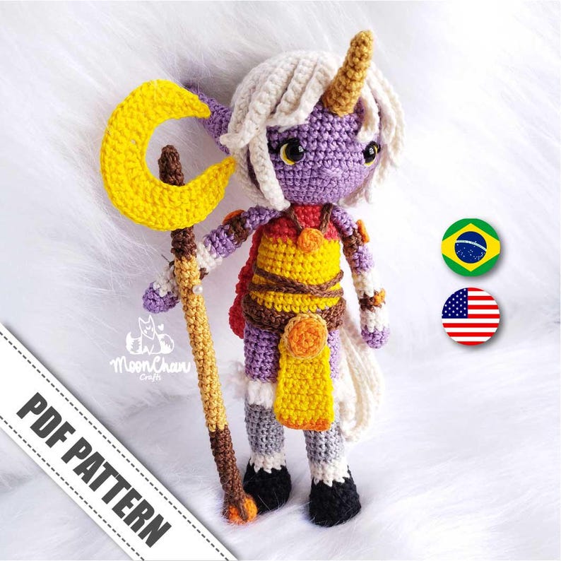 Soraka Amigurumi Doll Crochet Pattern - PDF - Etsy