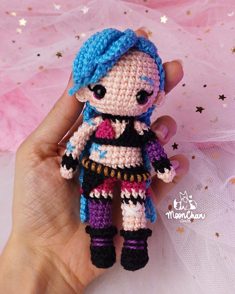 Mini Jinx Amigurumi Doll Crochet Pattern - PDF - Etsy