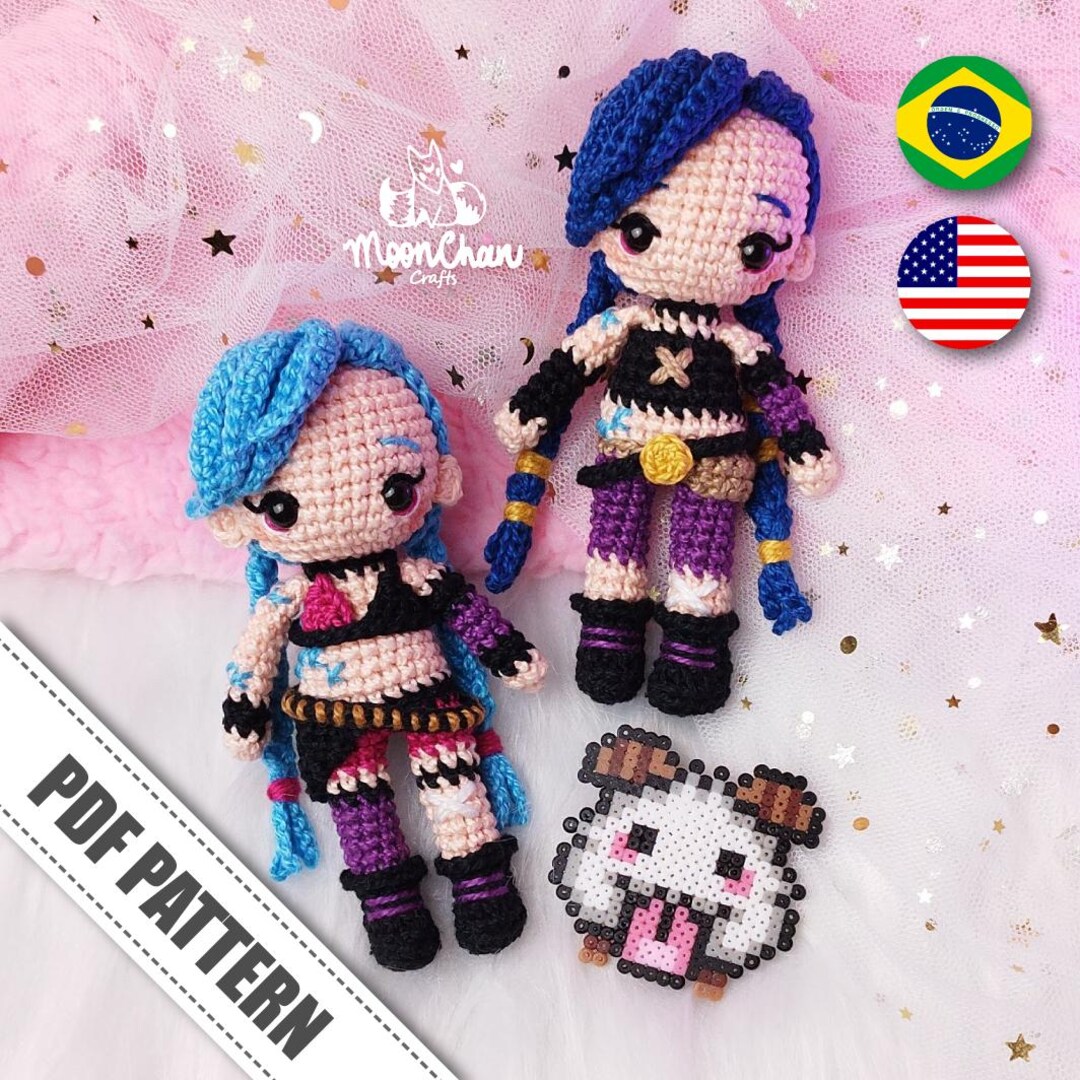 Mini Jinx Amigurumi Doll Crochet Pattern - PDF - Etsy