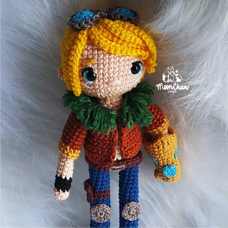 Ezreal Amigurumi Doll Crochet Pattern - PDF - Etsy