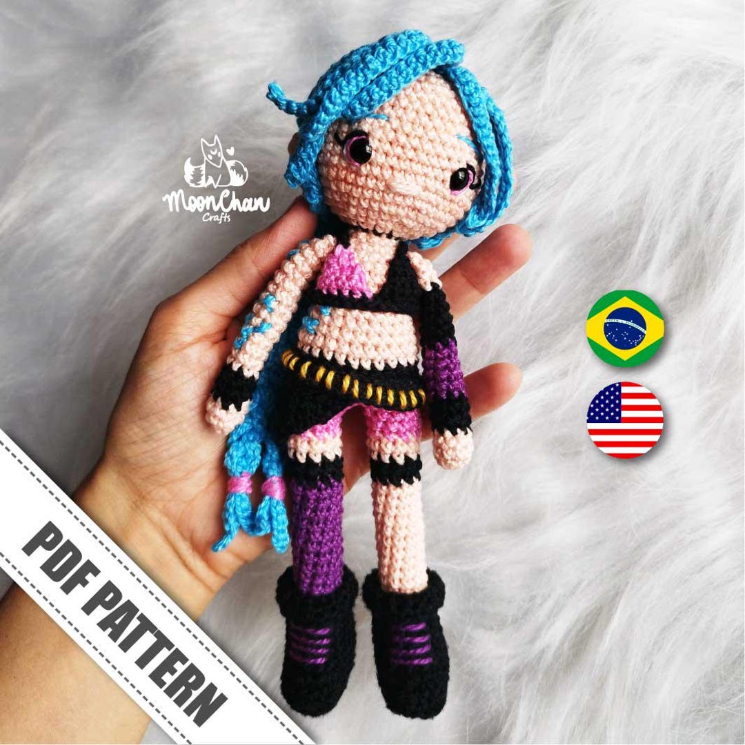 Jinx Amigurumi Doll Crochet Pattern - PDF - Etsy