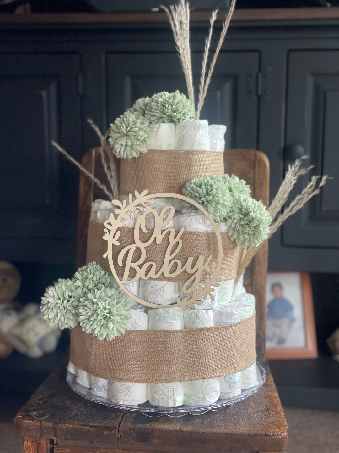 Oh Baby Diaper Cake - Etsy