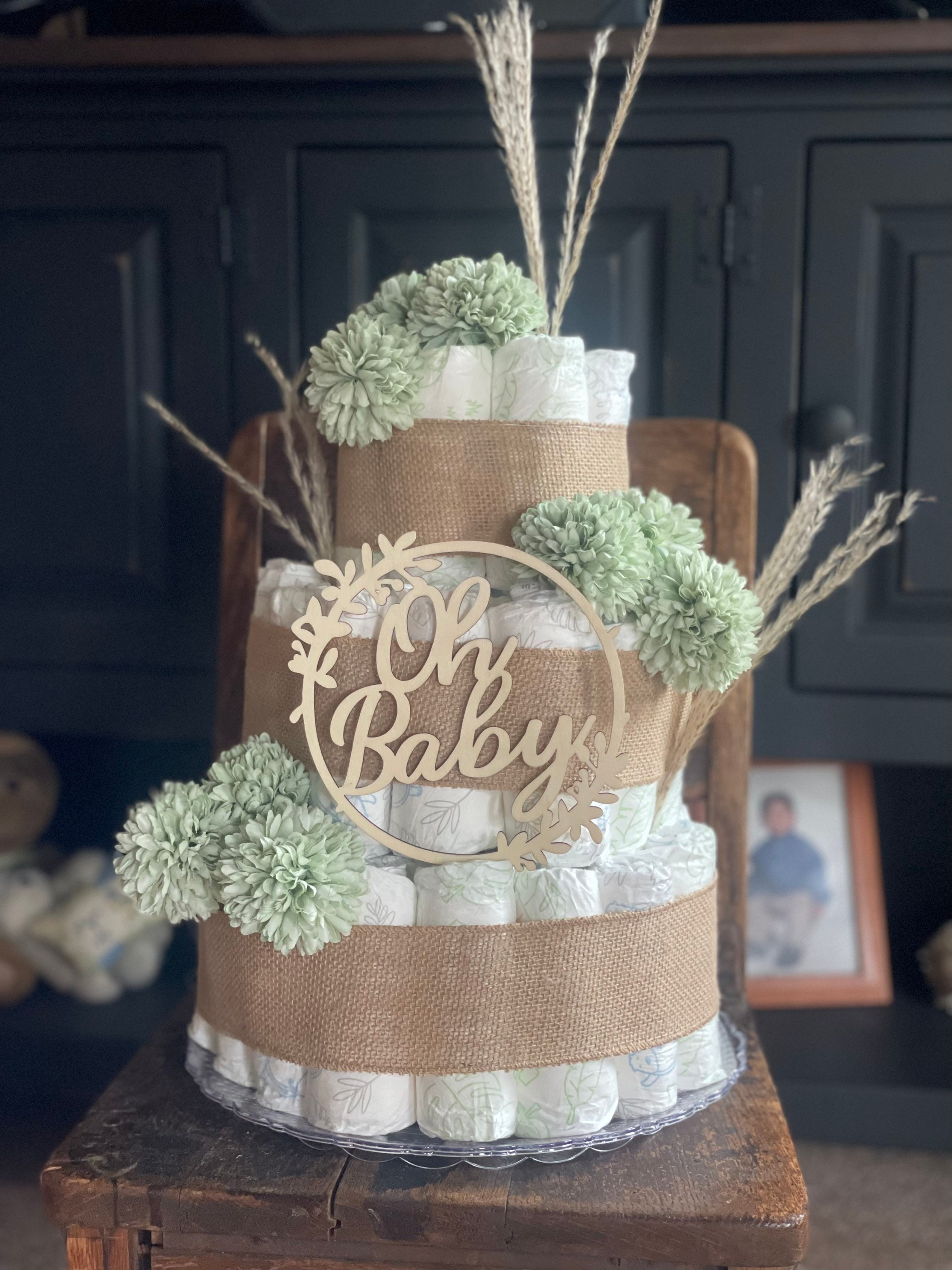 Oh Baby Diaper Cake - Etsy