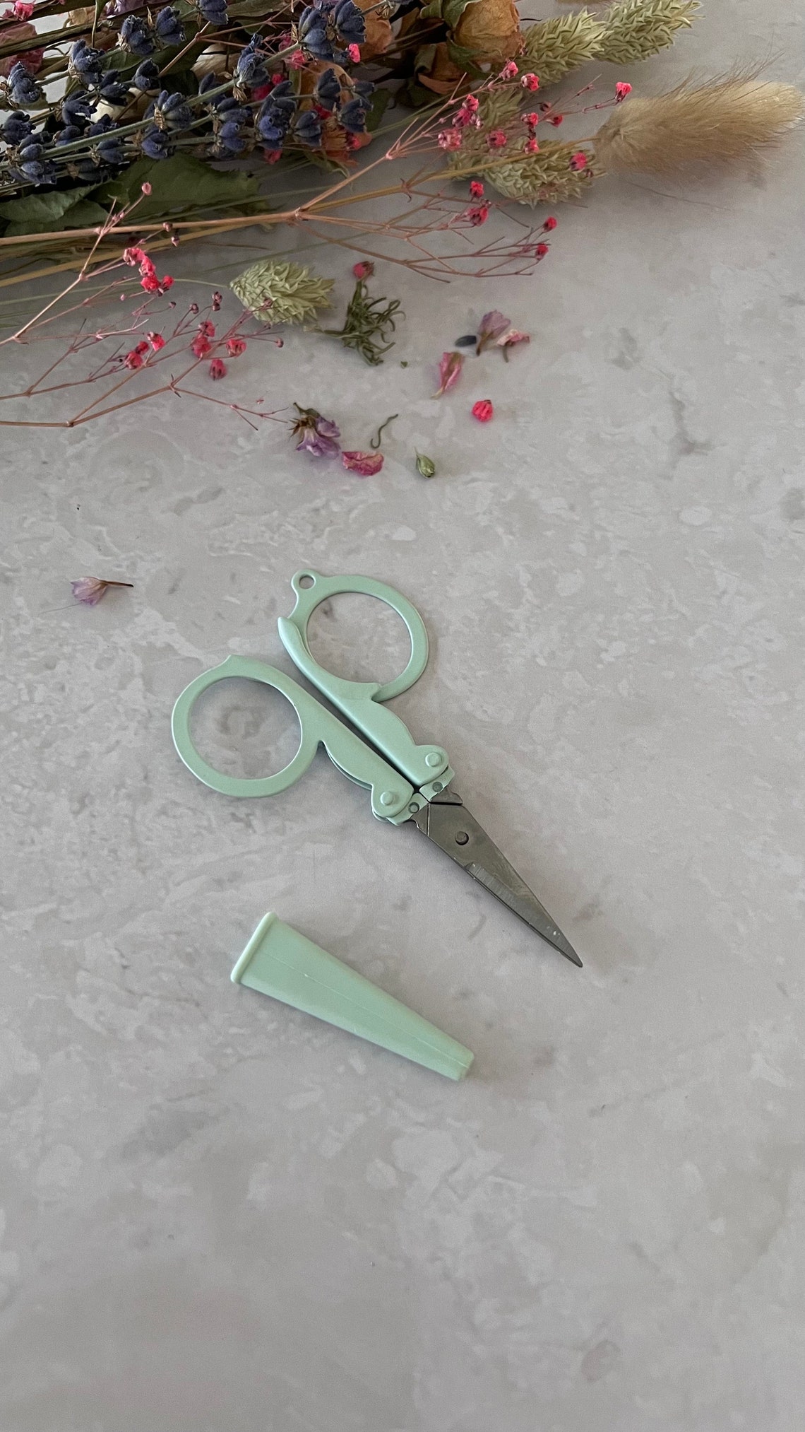 Small Folding Scissors - Travel - Korean Stationary - Sewing ...