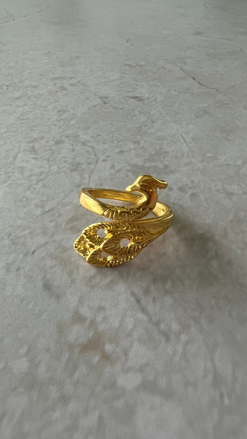 Set of 2 Gold Colour - Yarn Tension Ring for Knitting or Crochet ...