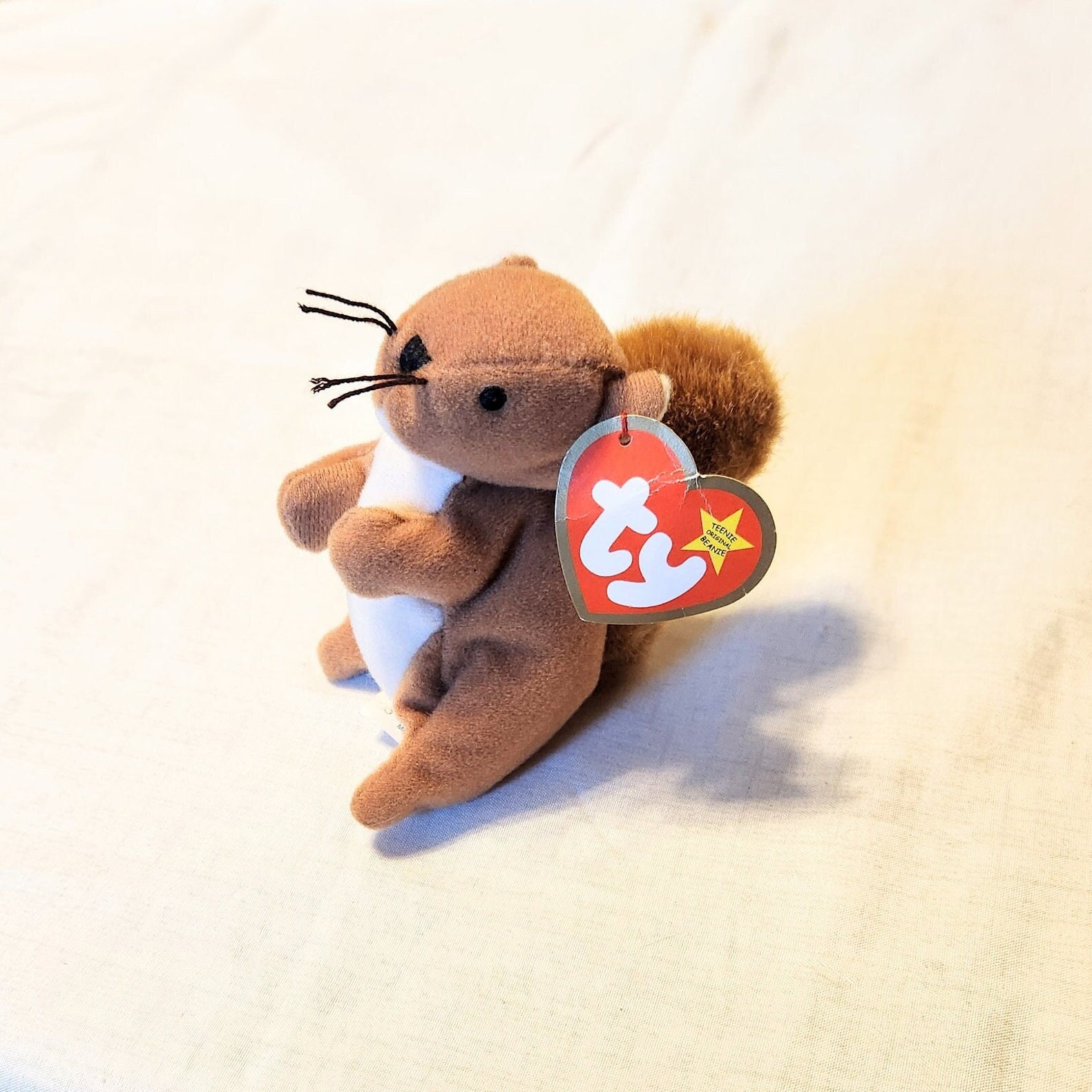 Ty Teenie Beanie Baby Nuts the Squirrel 1993 Mcdonald's Exclusive - Etsy