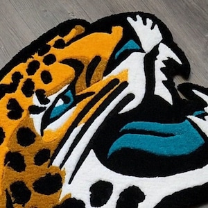 The Custom Rugs Queen | Jacksonville Jaguars Custom Tufted Rug & Custom ...