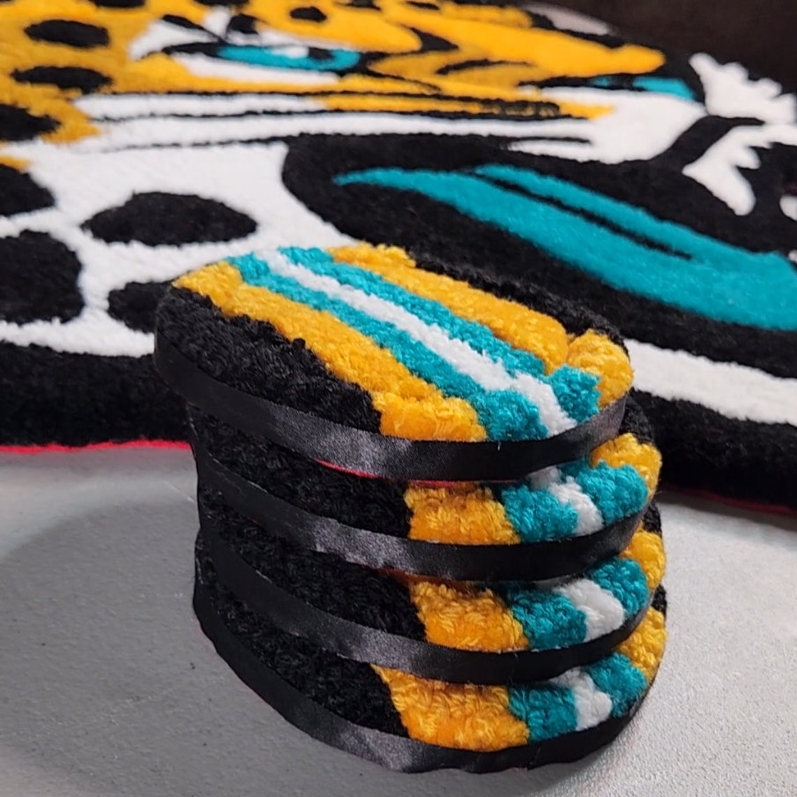 The Custom Rugs Queen | Jacksonville Jaguars Custom Tufted Rug & Custom ...