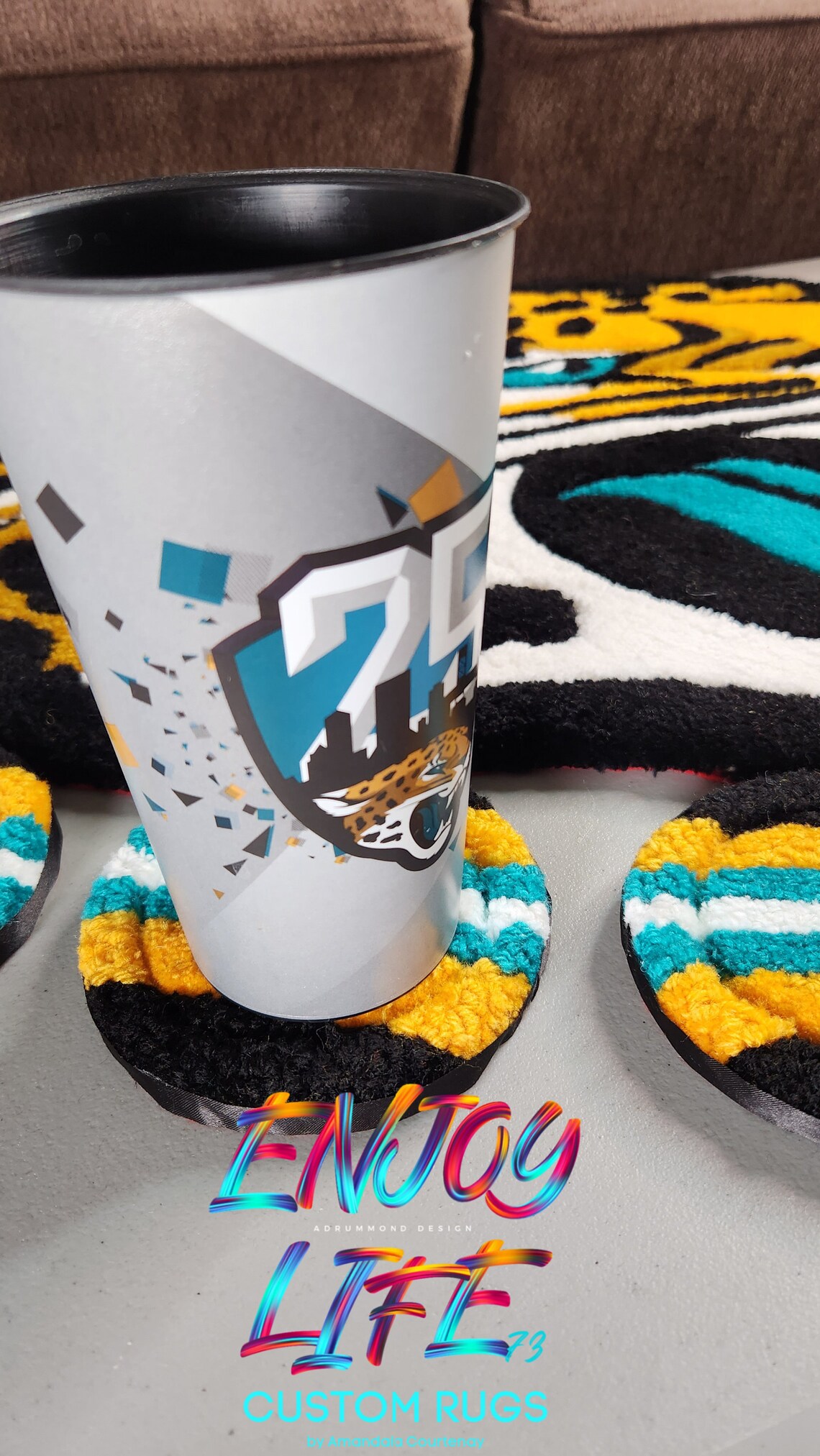 The Custom Rugs Queen | Jacksonville Jaguars Custom Tufted Rug & Custom ...