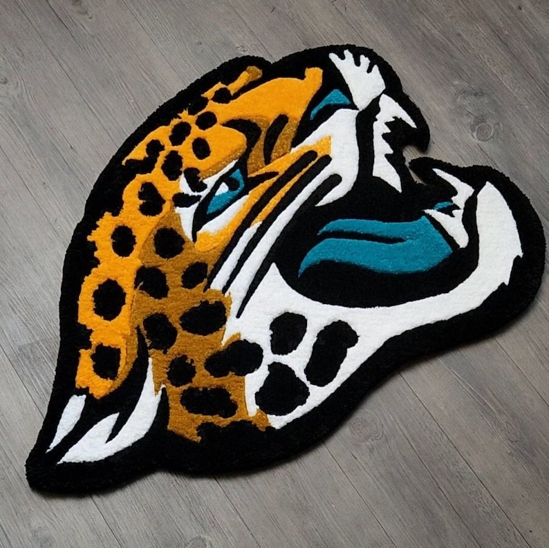 The Custom Rugs Queen | Jacksonville Jaguars Custom Tufted Rug & Custom ...