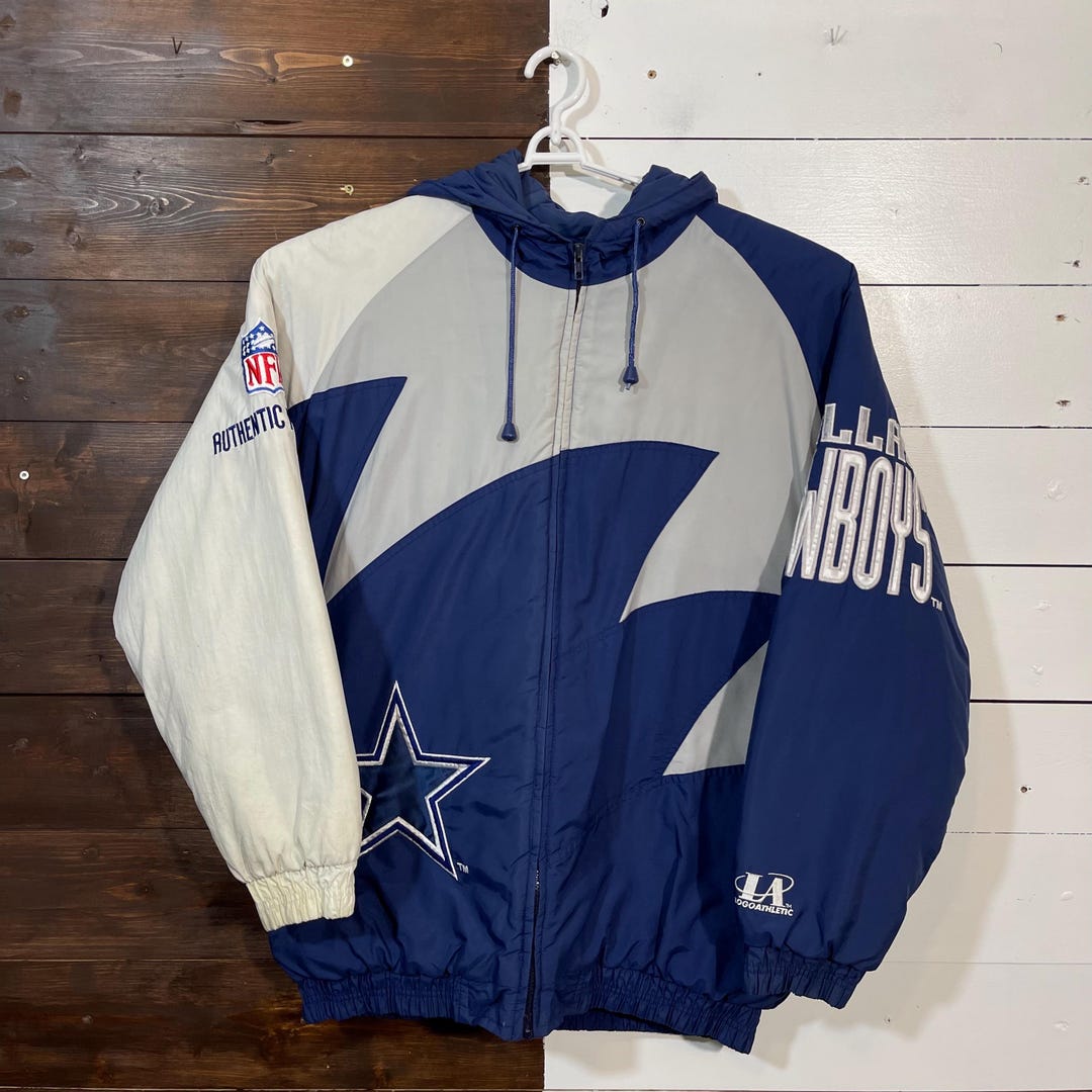 Vintage Logo Athletic Pro Line Dallas Cowboys Shark Tooth Jacket Size ...