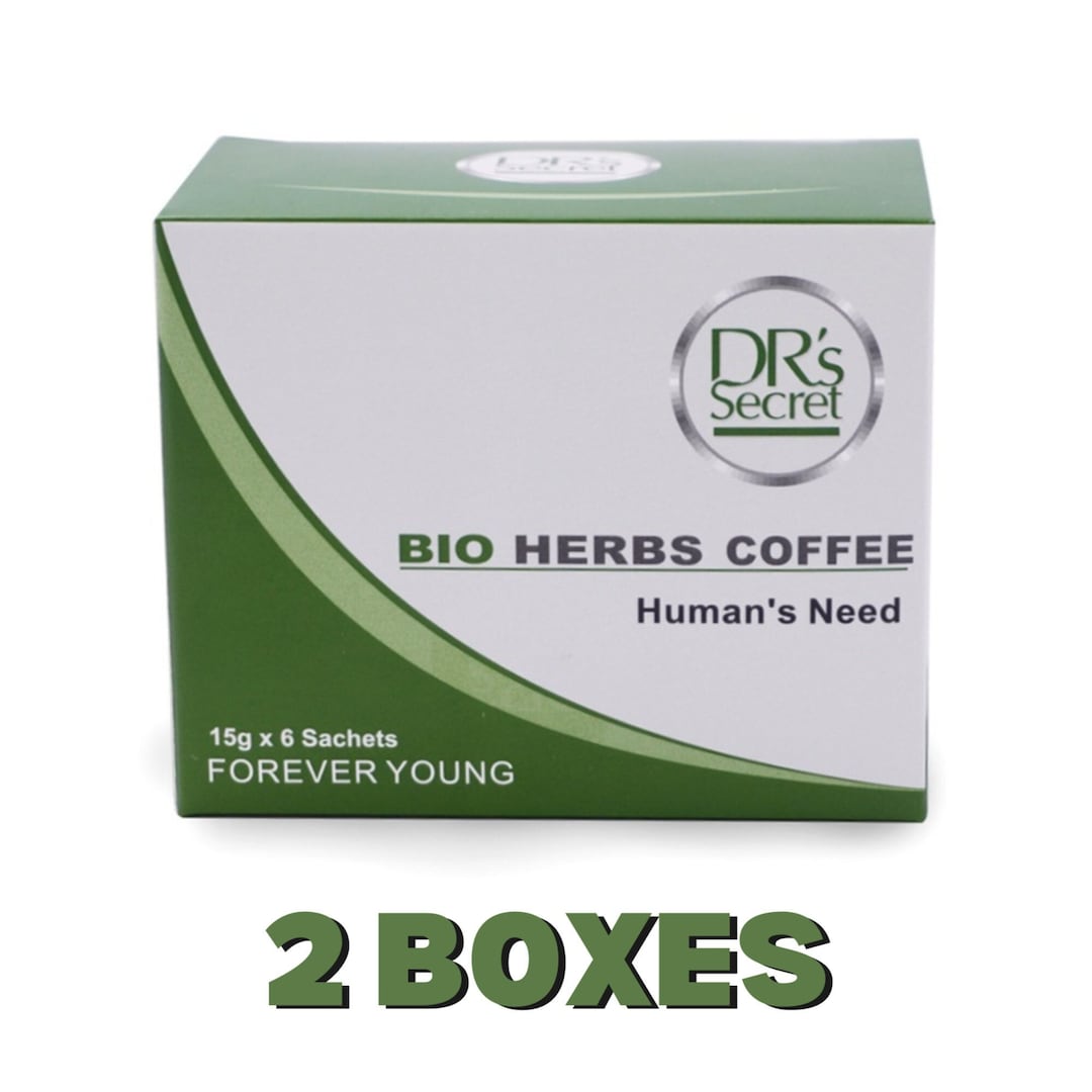 Original Drs Secret Bio Herbs Instant Coffee for Men Forever Young 2 ...