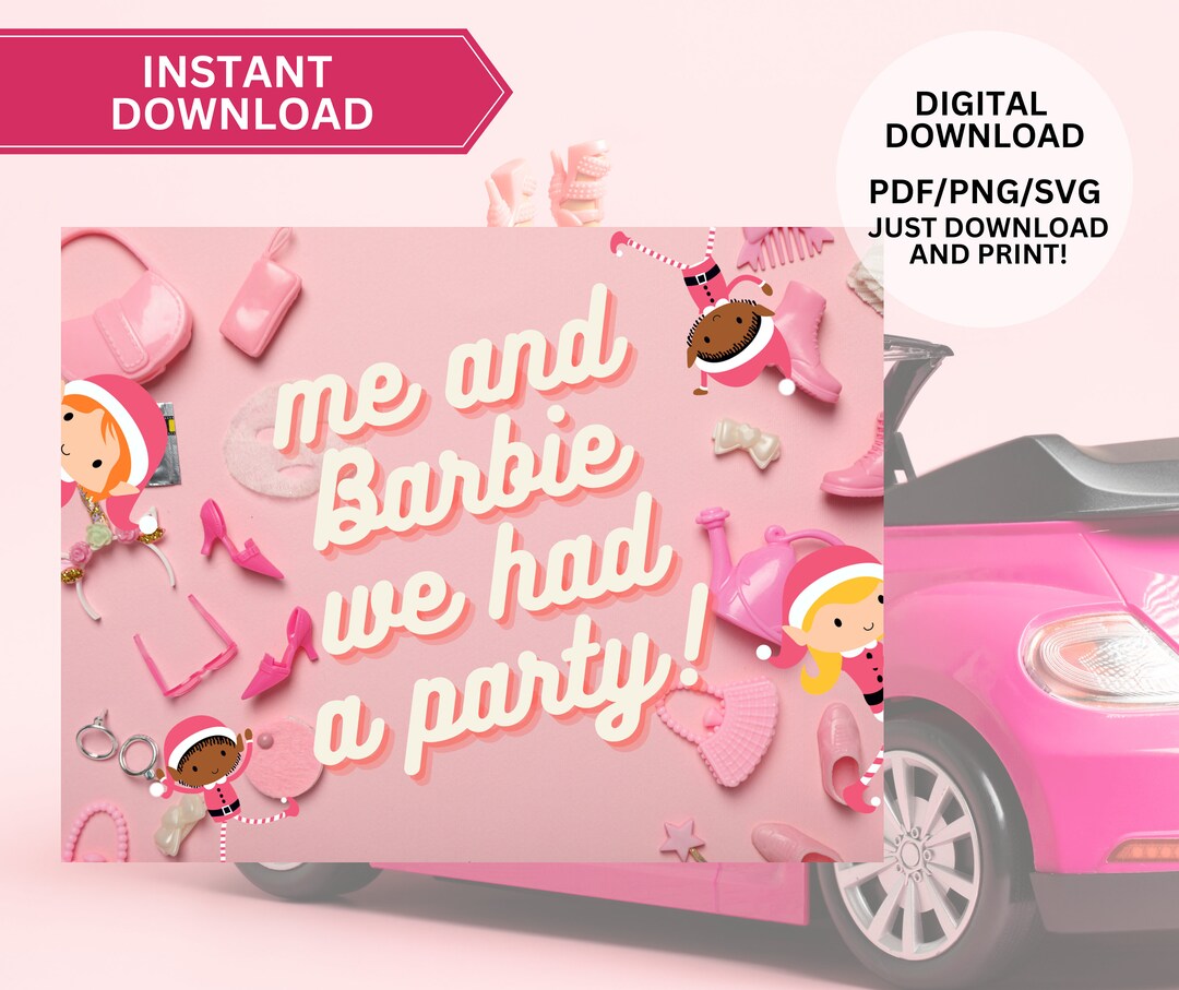 Barbie Let's Go Party Elf Elf Ideas Barbie Pink Girl Elf Ideas Digital ...