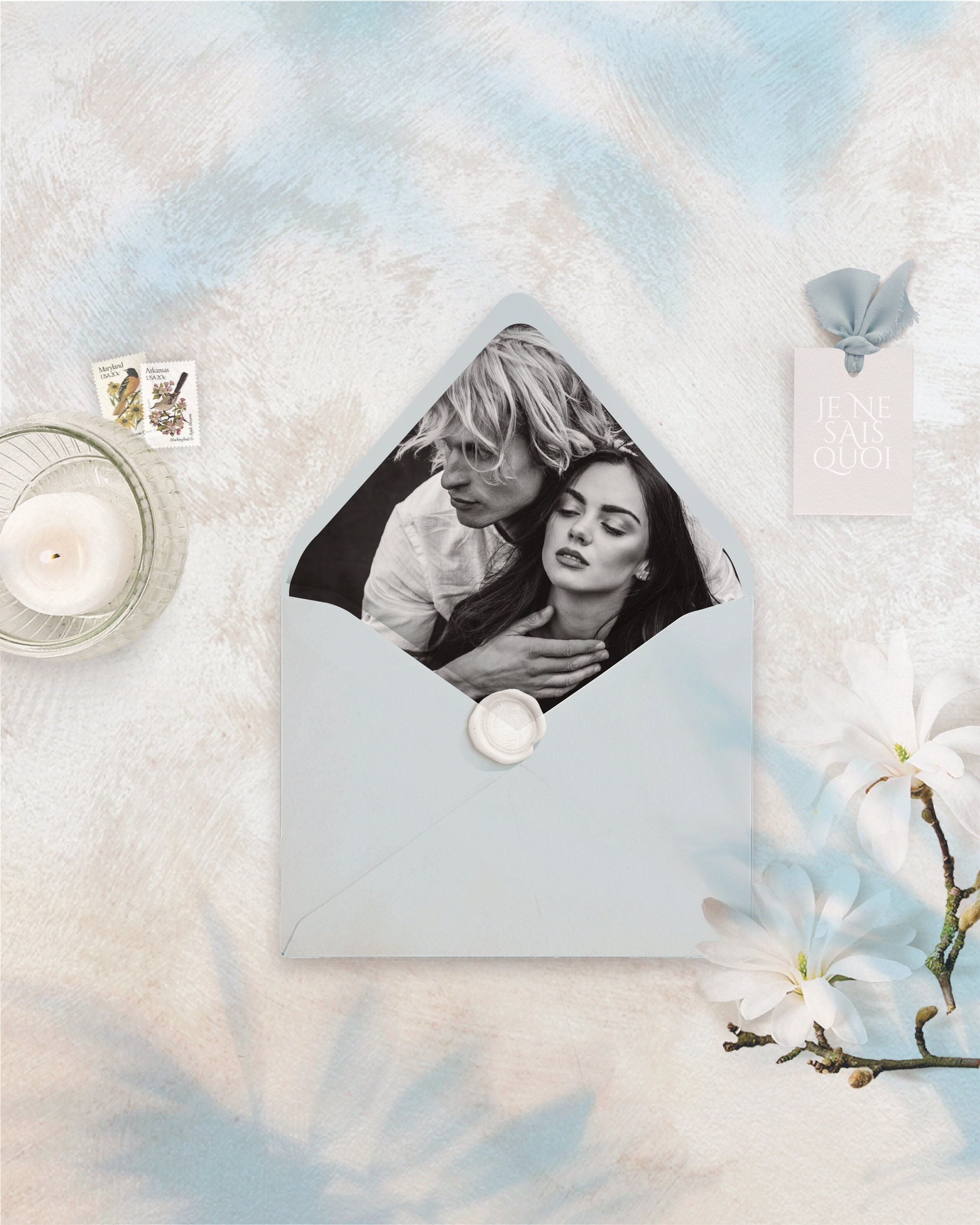 Photo Envelope Liner Template, Wedding Envelope Liner, A7 Envelope ...