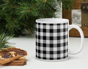Buffalo Check Mug - Etsy