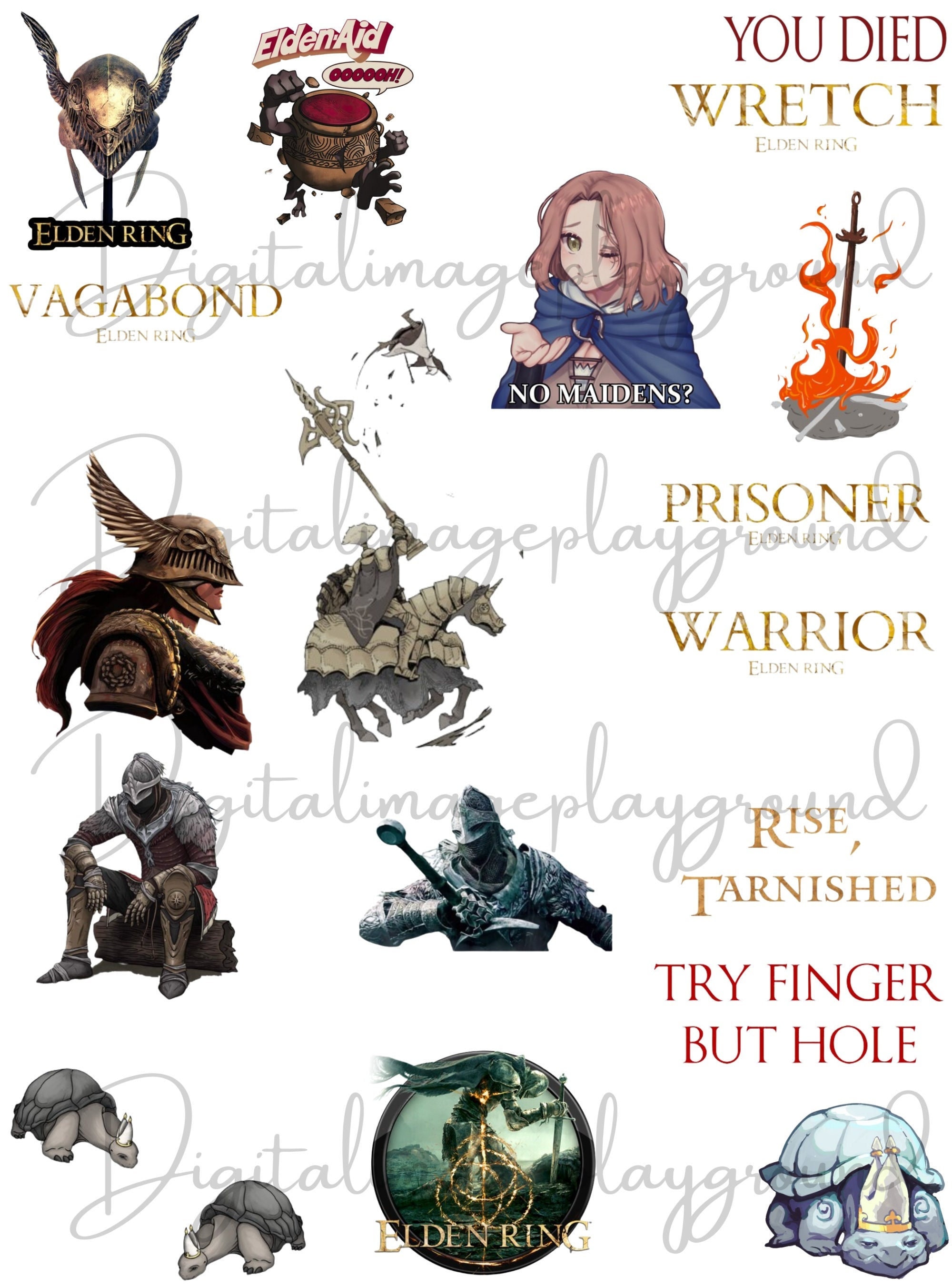 Elden Ring PNG Descarga digital - Etsy México