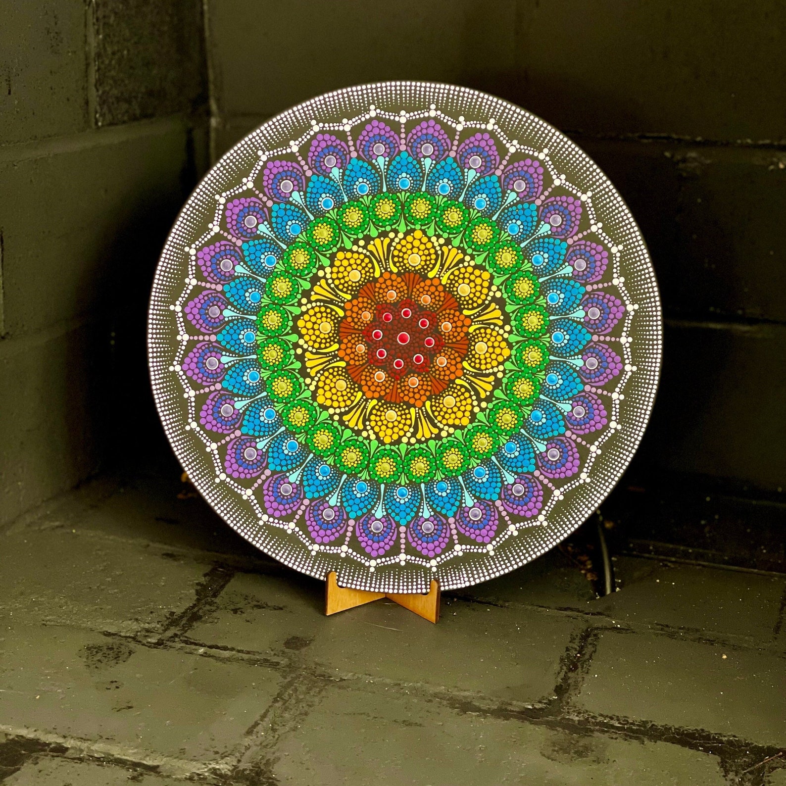 Mandala Chakra Wheel #3 - Etsy