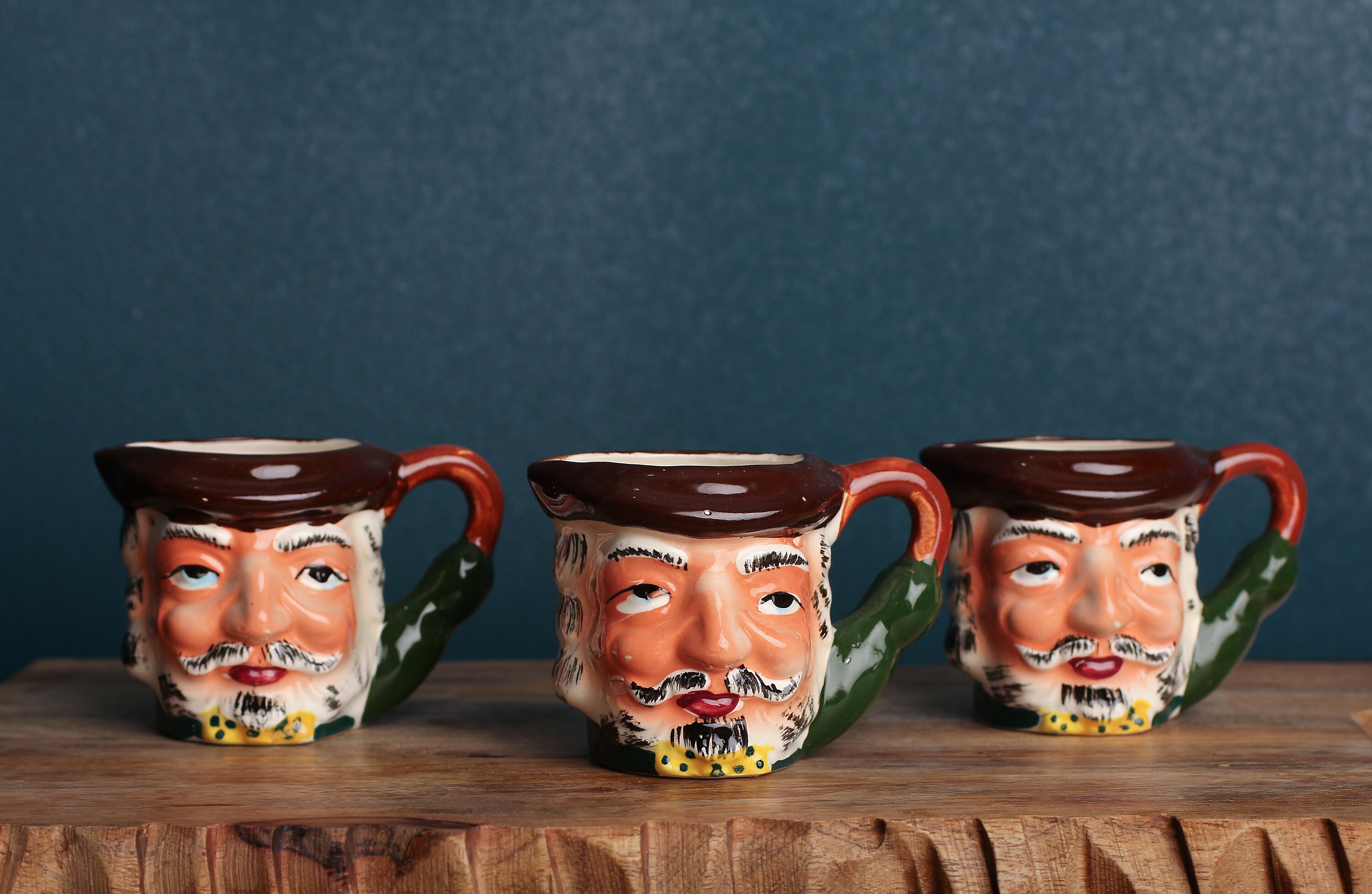 Lot of 13 Mini Toby Mugs - Etsy