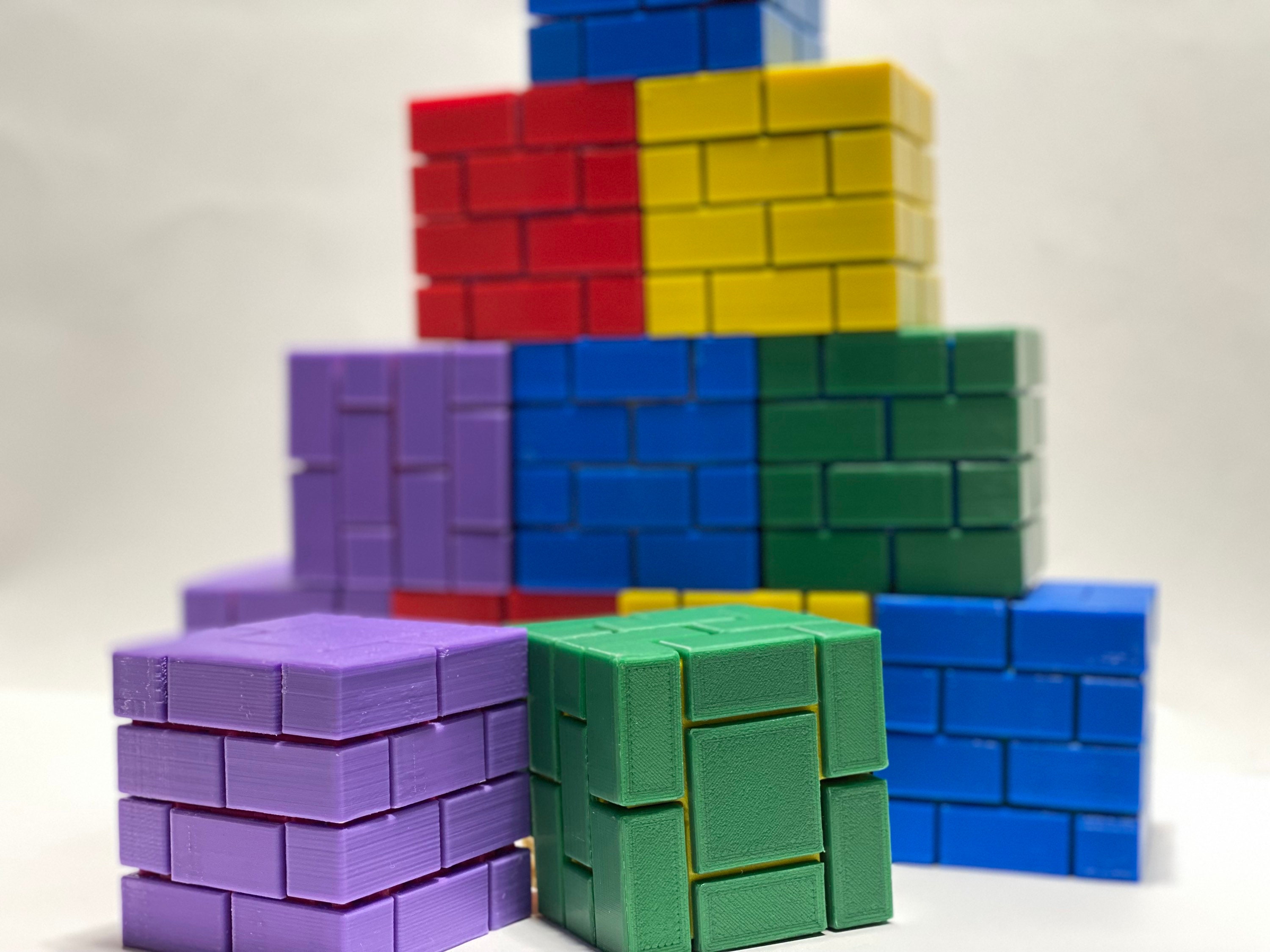 Brick Block Puzzle Box - Etsy