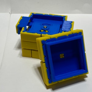 Brick Block Puzzle Box - Etsy