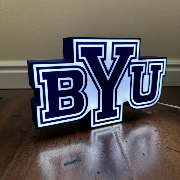 Byu Logo - Etsy