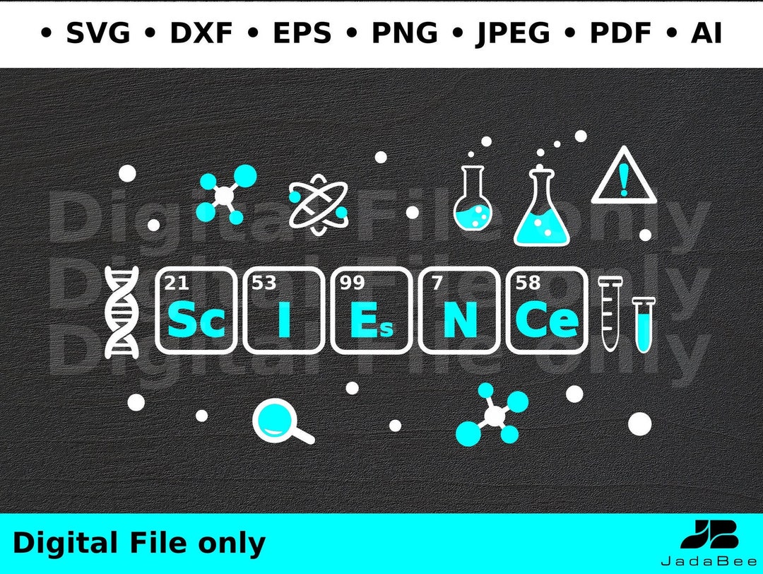 Science SVG, Periodic Table Png, Science Cut File, Shirt Svg, Cut Files ...