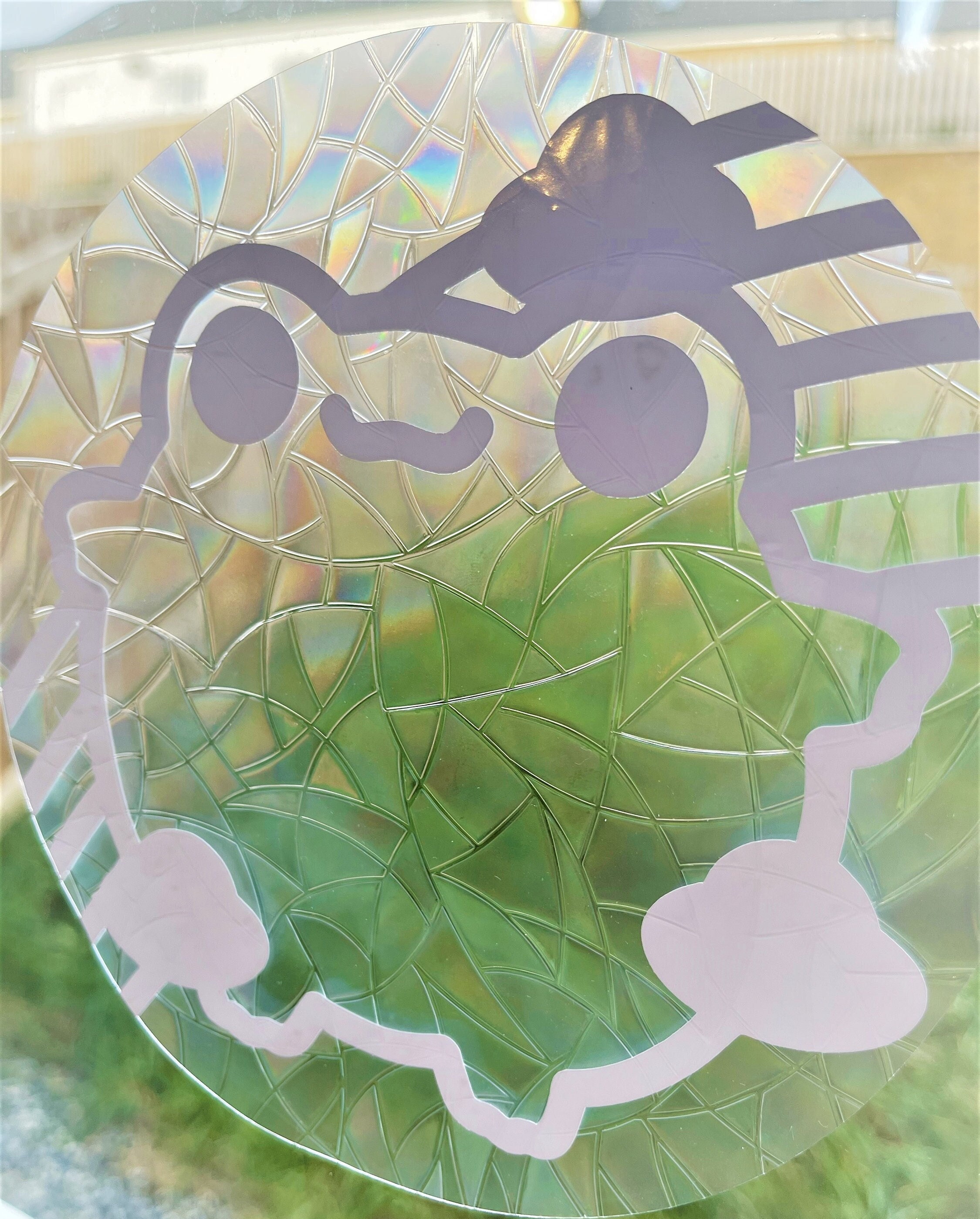 Froggy With His Head in the Clouds Rainbow Suncatcher Rainbow - Etsy