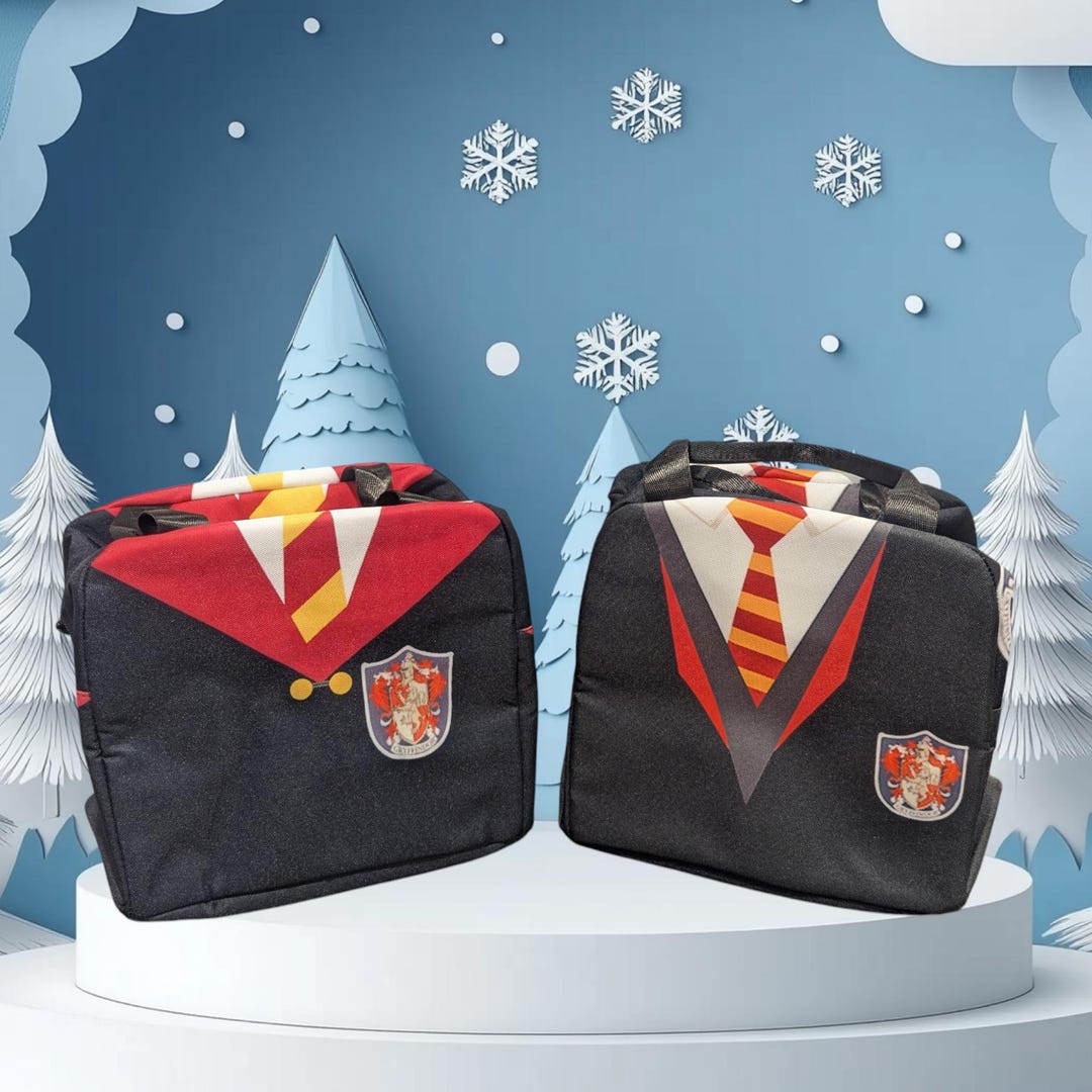 Hog Warts Wizard Potter Themed Lunch Totes - Etsy