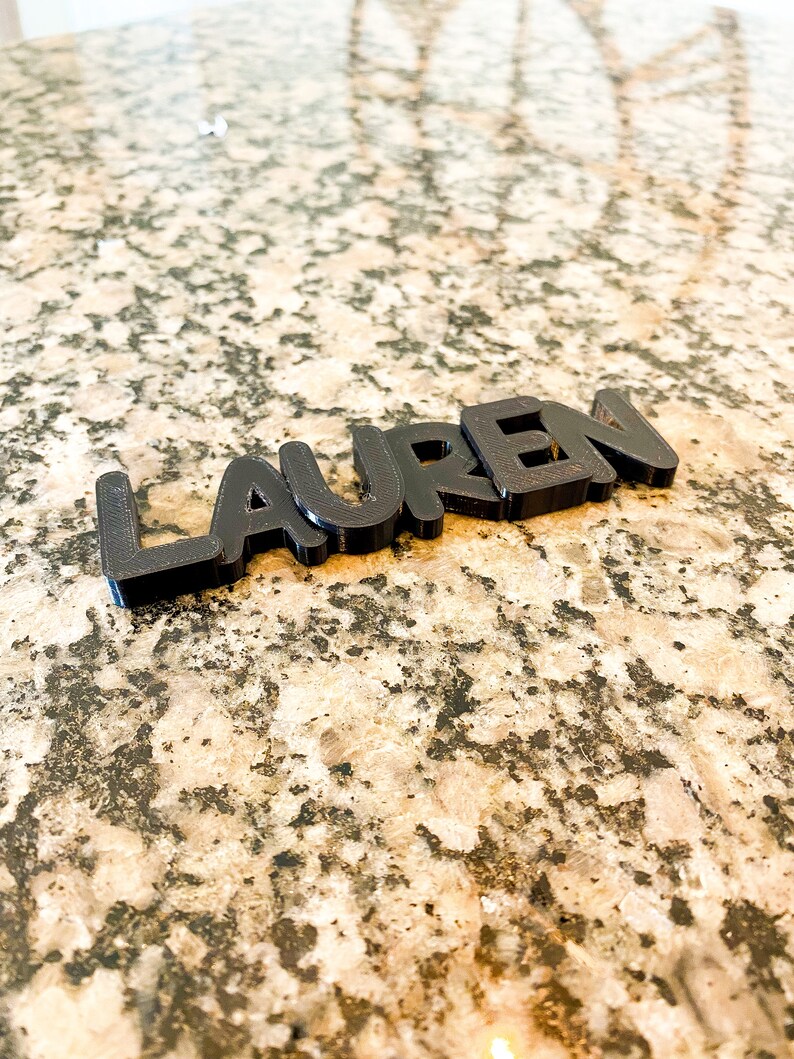 Custom 3D Printed Name Magnets - Etsy