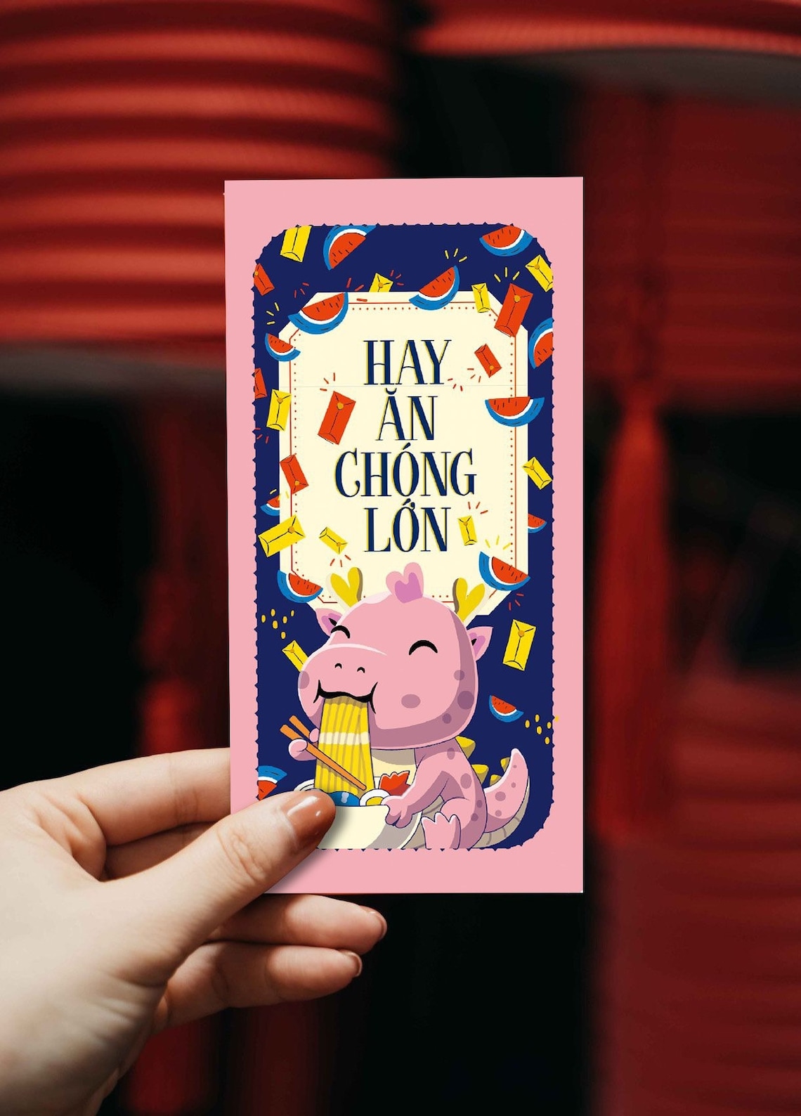 Bao Lì Xì - COLOR OF ART Lucky Envelope | Tet Lucky Money Envelope - Etsy