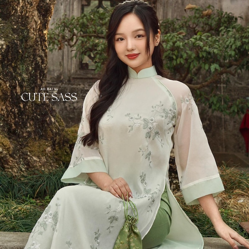 Black Ao Dai and Pants - Etsy