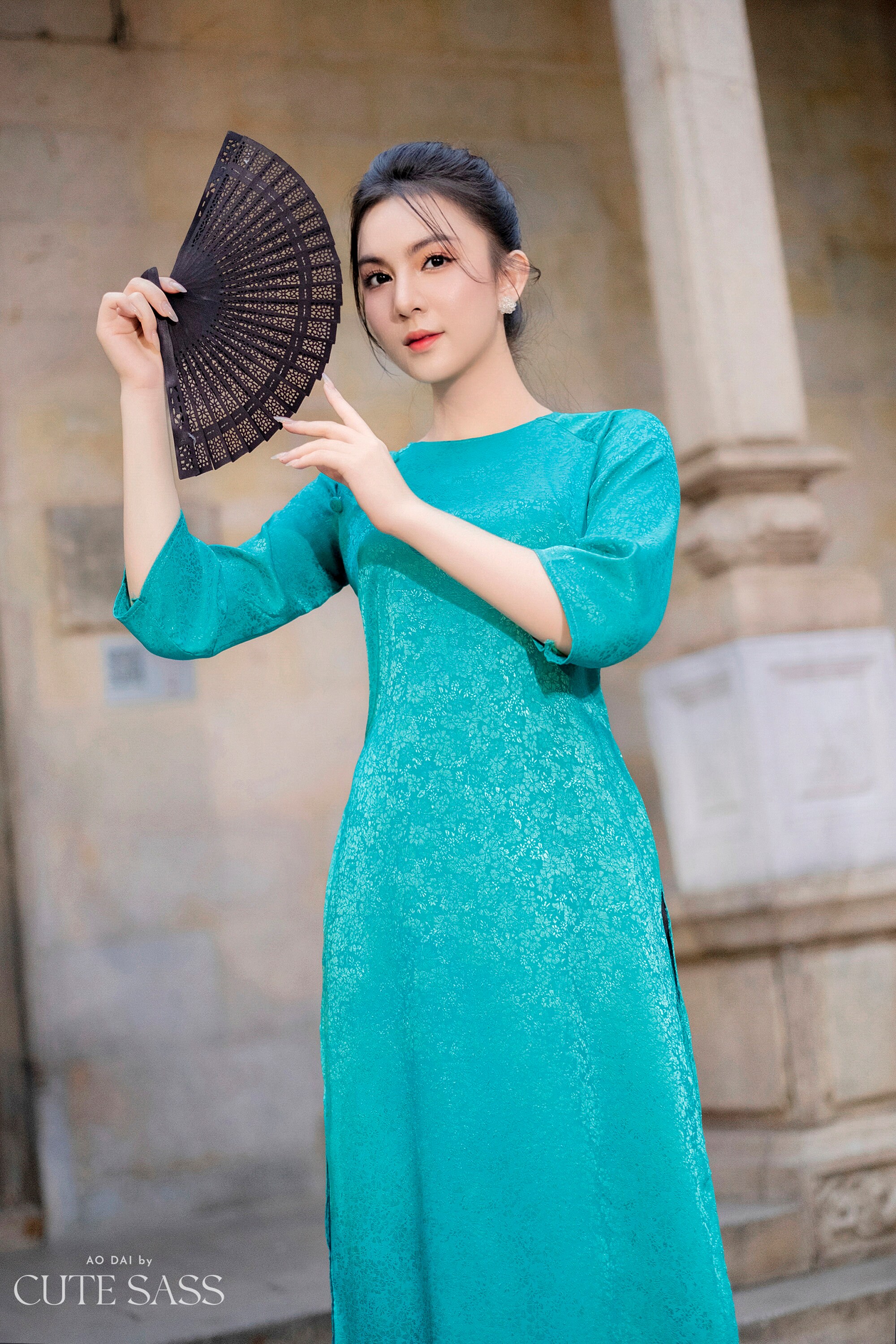 Shifted Gam Ao Dai Top Only, NO PANTS (5 COLORS) | Pre-made Vietnamese ...