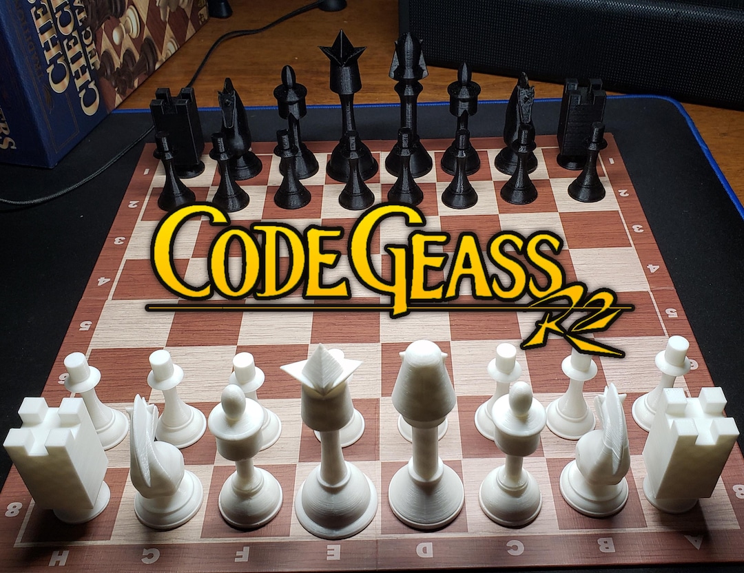 Code Geass Inspired Chess Pieces (digital .STL Files Download) - Etsy