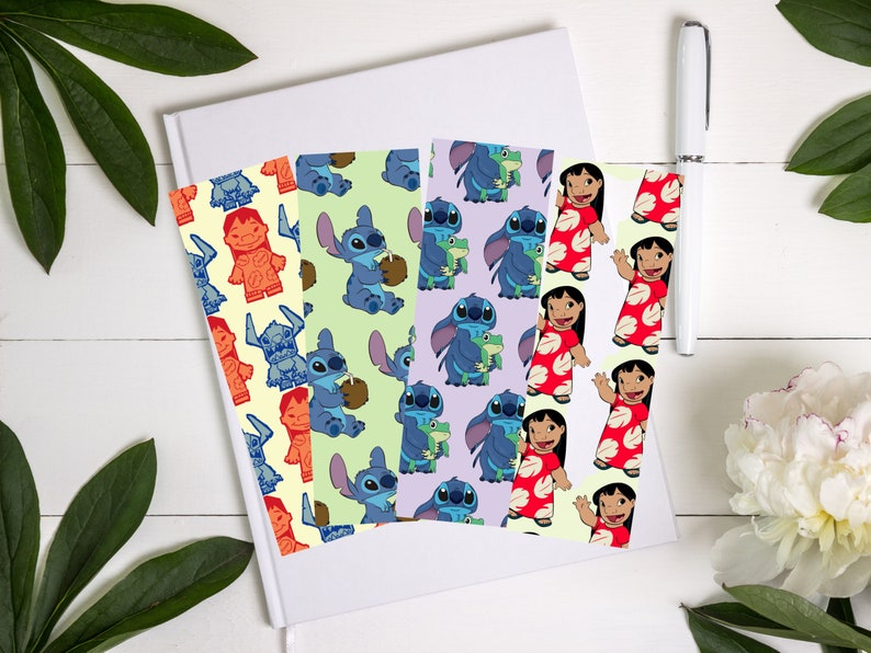 Lilo and Stitch Bookmark Printable Bookmarks Printable | Etsy