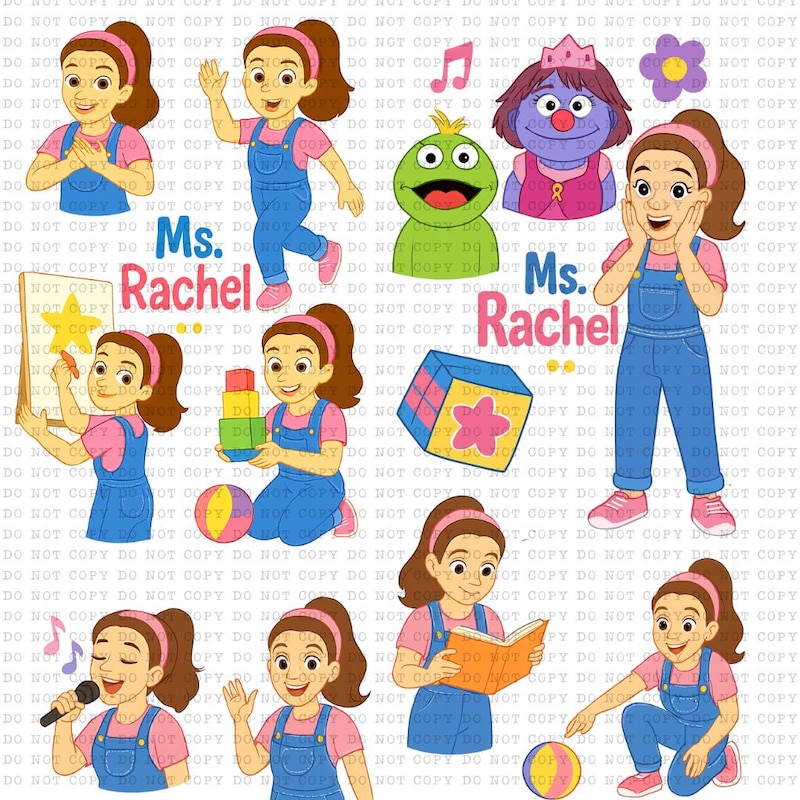 Ms Rachel Clipart - Etsy