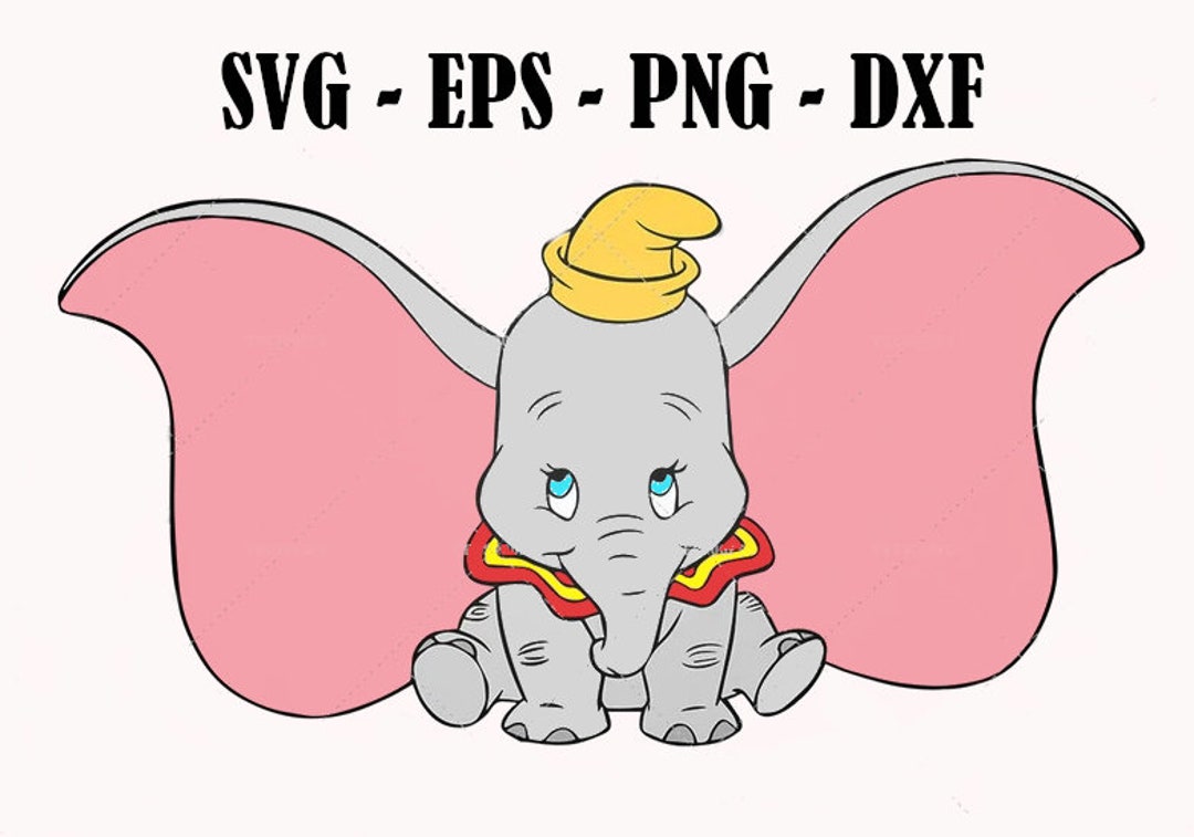 Dumbo Vector, Print, Cut, Svg Eps Png Dxf File - Etsy