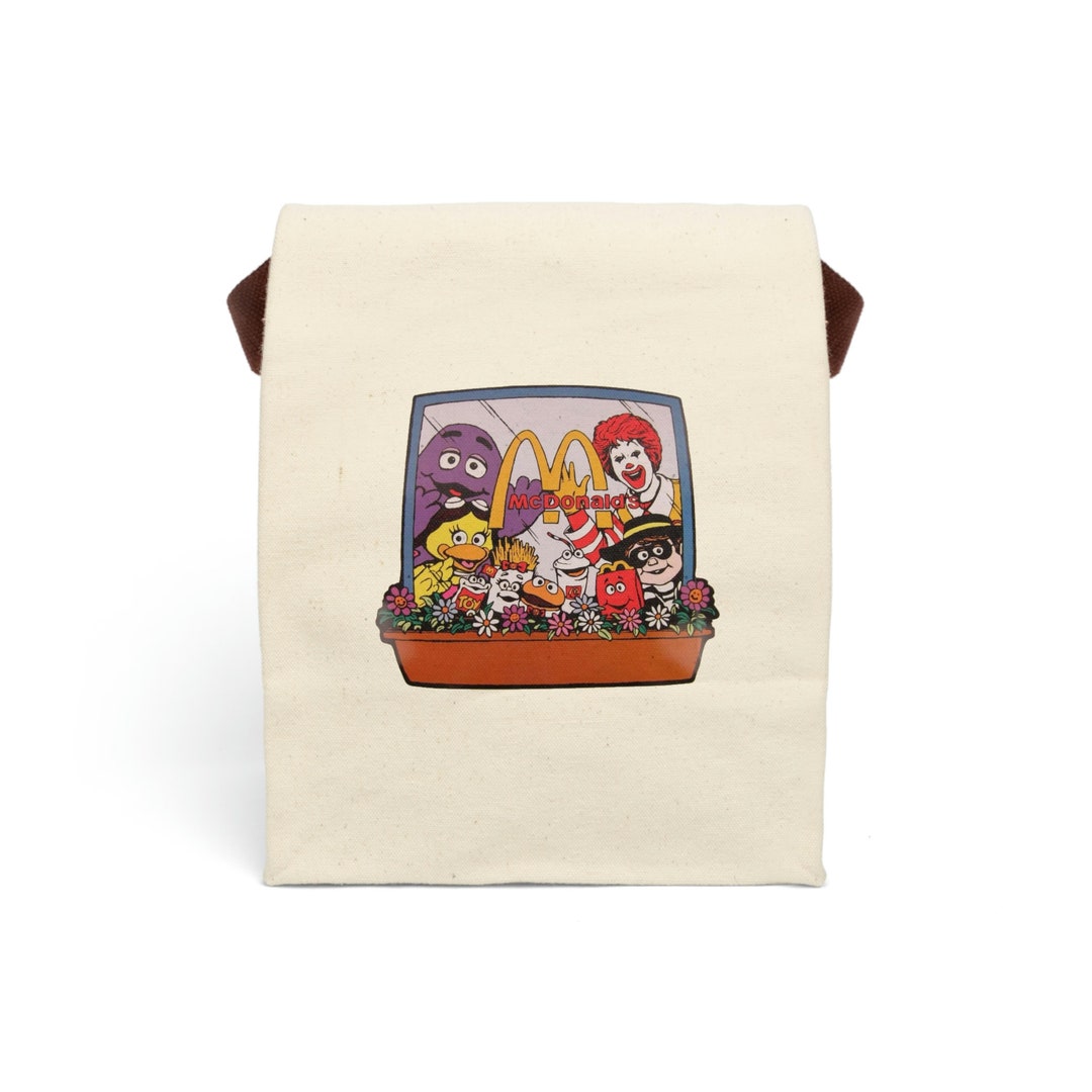 Vintage Mcdonalds Characters Canvas Lunch Bag With Strap - Etsy